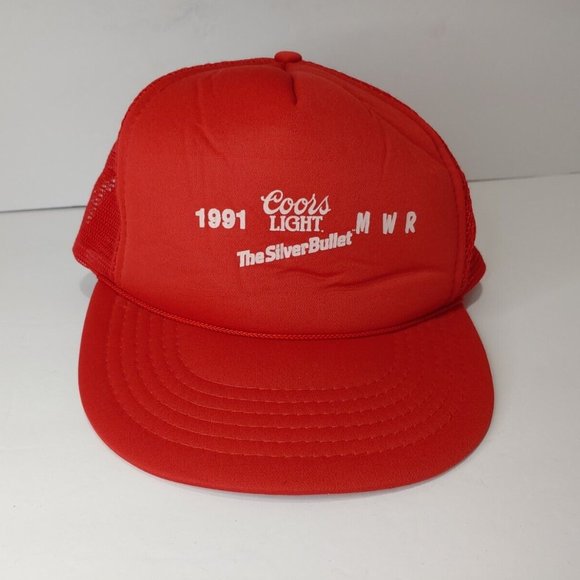 coors light | Accessories | Vintage Coors Light Beer Trucker Rope Hat ...